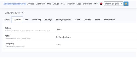 zigbee button action is missing in ha zigbee home assistant community