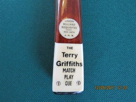 Terry Griffiths “match Play Custom Cues Repairs Customizations