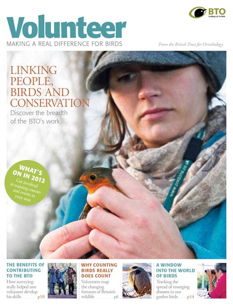Bto Volunteer Magazine No 1 By British Trust For Ornithology Issuu