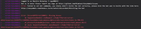 Bot Missing Acsess And Failed To Set Bot Commands · Issue 396
