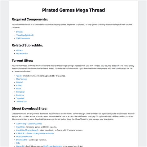 Pirated Games Mega Thread — Arena