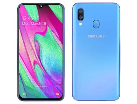 Samsung Galaxy A40 UFFICIALE ECCO LA SCHEDA TECNICA