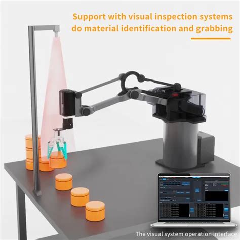 Mini Robotic Arm Industrial Desktop Programmed Robot Sorting Handling And Palletizing Robotic