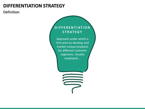 Differentiation Strategy PowerPoint Template SketchBubble