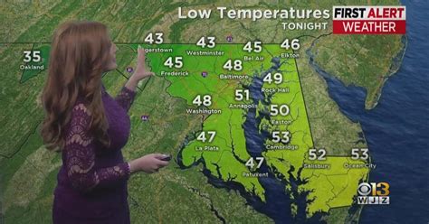 Meteorologist Meg Mcnamara Has Your Friday Afternoon Forecast Cbs