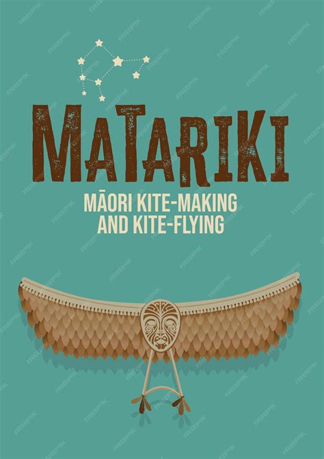 Premium Vector Nz Matariki Maori New Year Maori Kite Making And Kite