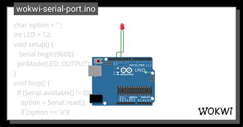 Wokwi Serial Port Ino Ejemplo 3 Wokwi ESP32 STM32 Arduino Simulator