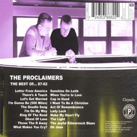 The Proclaimers The Best Of The Proclaimers Cd Jpcde