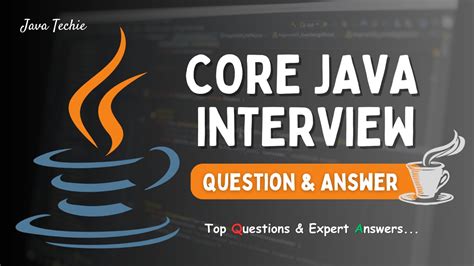 Core Java Interview Questions And Answers Top Faqs Explained Javatechie Youtube