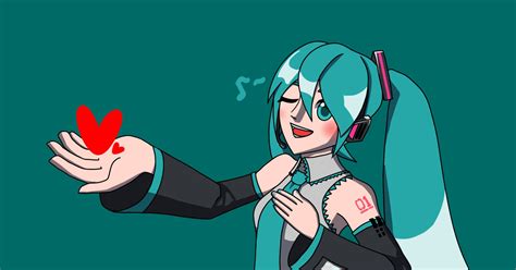 初音ミク 하츠네 미쿠 각 잡고 다시 그려봤다 Yuraiwoongのイラスト Pixiv