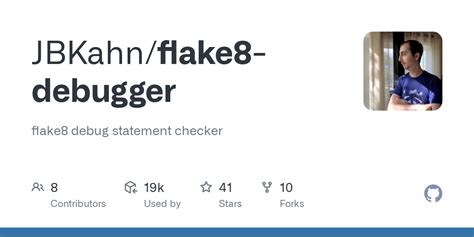 GitHub JBKahn Flake8 Debugger Flake8 Debug Statement Checker