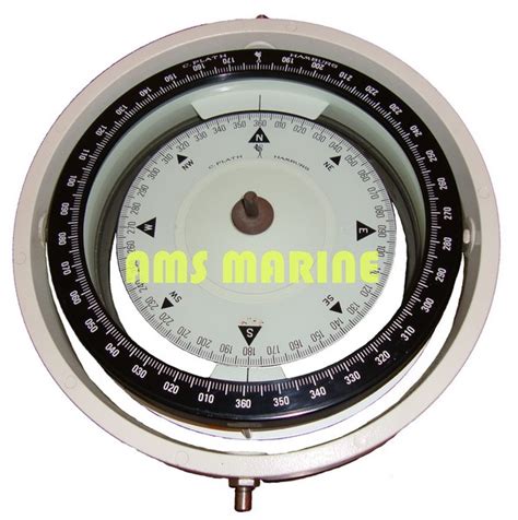C Plath 2060 White Dial Compass Ams Marine