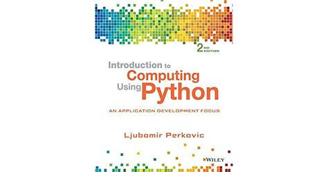 Introduction To Computing Using Python An Application Development