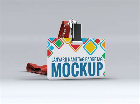 Lanyard Name Badge Tag Design On Behance