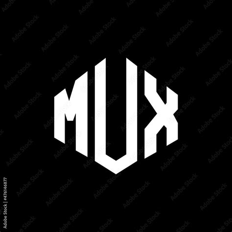 Mux Letter Logo Design With Polygon Shape Mux Polygon And Cube Shape Logo Design Mux Hexagon