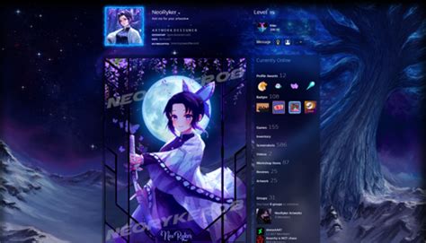 Shinobu Kocho Demon Slayer Steam Artwork Animated NeoRyker S Ko