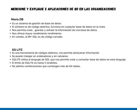 Base De Datos Introducción A La Ingeniería De Sistemas