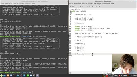 Cern Root Tutorial 26 Using 3d Vectors In Root With Tvector3 Class Youtube