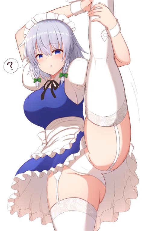 Rule 34 1girls Absurdres Apron Arms Up Back Bow Black Bow Black