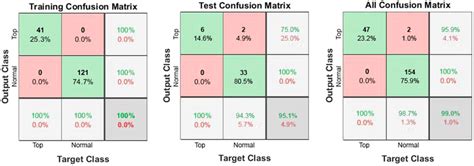 Confusion Matrices For Training Test And Overall Data Sets The