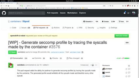 generating seccomp profiles for containers using podman and ebpf tib