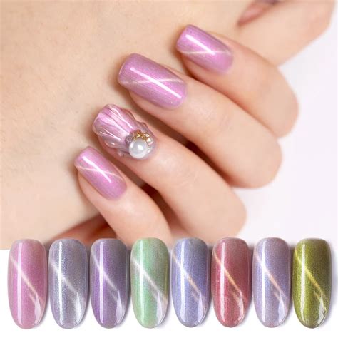 Born Pretty 6ml 3d Cat Eye Nail Gel Magnetic Shell Gel Polish Glitter