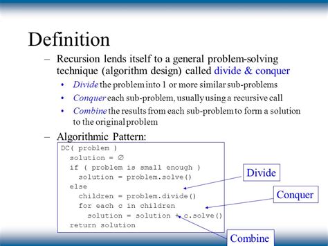 Divide And Conquer Ppt Download