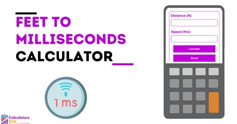 Feet To Milliseconds Calculator