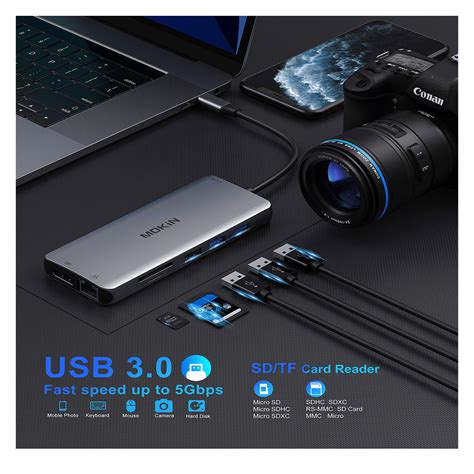 Mokin 12 In 1 Usb C Desktop Hub With Dual Hdmi Adapter