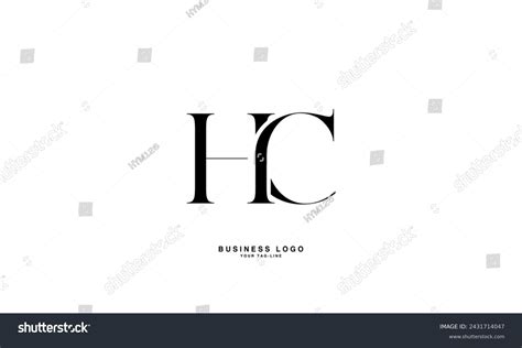 Hc Ch H C Abstract Letters Stock Vector Royalty Free Shutterstock