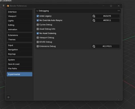 123698 Undo Legacy Dont Get Saved In The Preferences When Togled