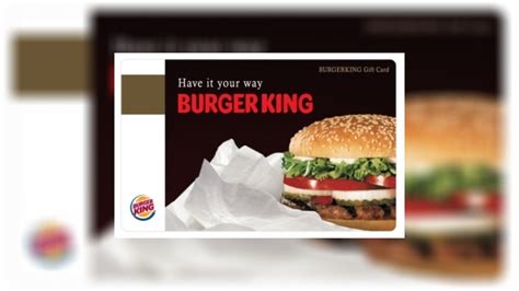 버거킹 충전 가능한 기프트 카드 출시