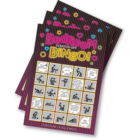 Scratch Bingo Cards Sassy Sensations Adult Sex Toys And Lingerie Shop