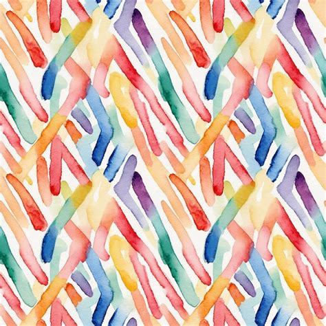 Premium Photo Seamless Abstract Watercolor Geometric Pattern