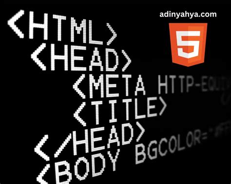 Sejarah Pemrograman Html Adin Yahya