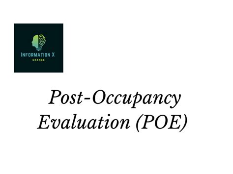 What Is Post Occupancy Evaluation Poe And How It Can Help You Achieve Your Building Goals