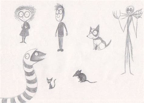 Tim Burton Doodles By Metalatias5 On Deviantart