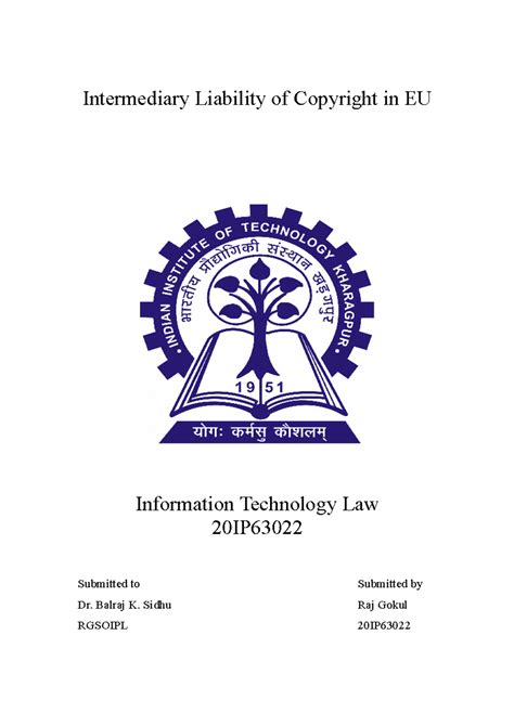 Final Draft Code Of Criminal Procedure Intermediary Liability Of Copyright In Eu Information