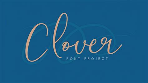 Clover Font Free Download The Fonts Magazine