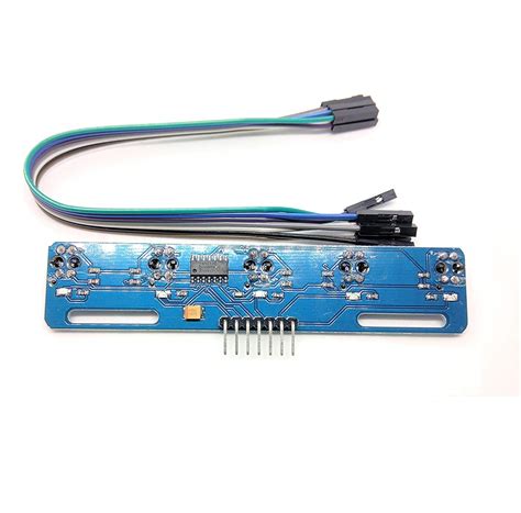 Embedded Kart Five 5 Ir Sensor Array With Obstacle And Bump Sensor Arduino Compatible Amazon