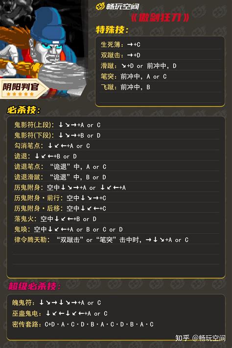 傲剑狂刀全人物出招表 知乎