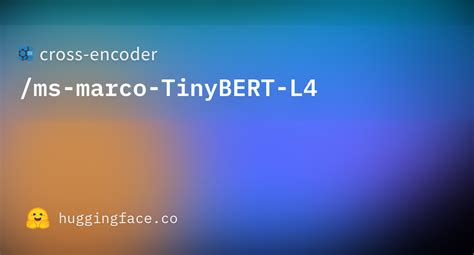 readme md · cross encoder ms marco tinybert l4 at refs pr 2
