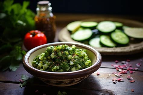 Premium Ai Image Cool Cucumber Salsa