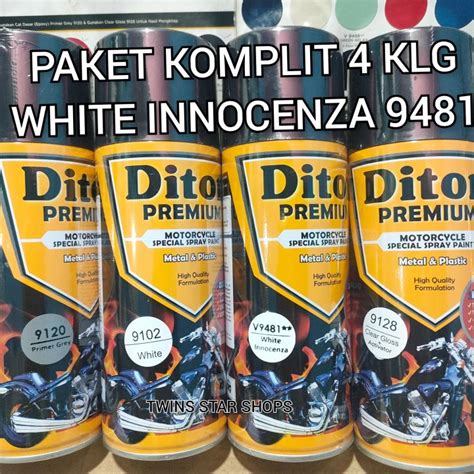 Pilok Cat Semprot Diton Premium White Innocenza Putih Glossy V9481 9481