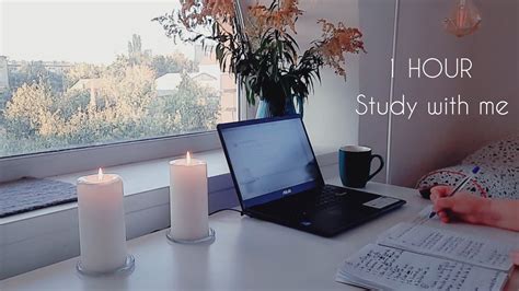 1 HOUR STUDY WITH ME BACKGROUND NOISE NO BREAK NO MUSIC STUDY WITH