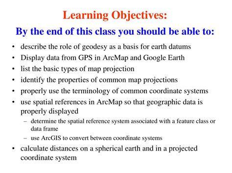 Ppt Geodesy Map Projections And Coordinate Systems Powerpoint