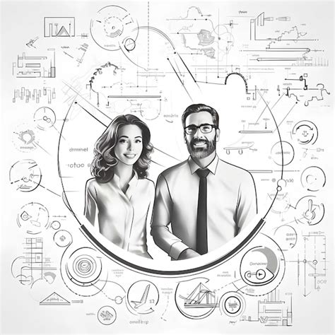 Premium Photo Business Data Infographic Analysis