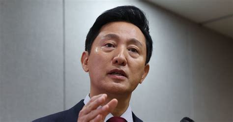오세훈 명태균 나에 대해 적대적 여론 조사 부탁할 수 있었겠나 뉴시스pic