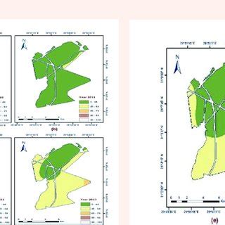 Spatial Interpolation Maps Of CWQI In Mariout Lake Water A 2010 B