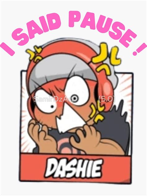 Dashiexp Sticker For Sale By Samirartdz Redbubble